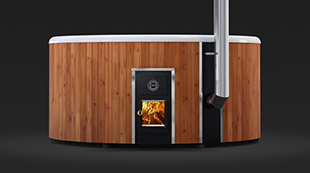 Badtunna från Skärgårdstunnan - Exklusiv vedeldad badtunna